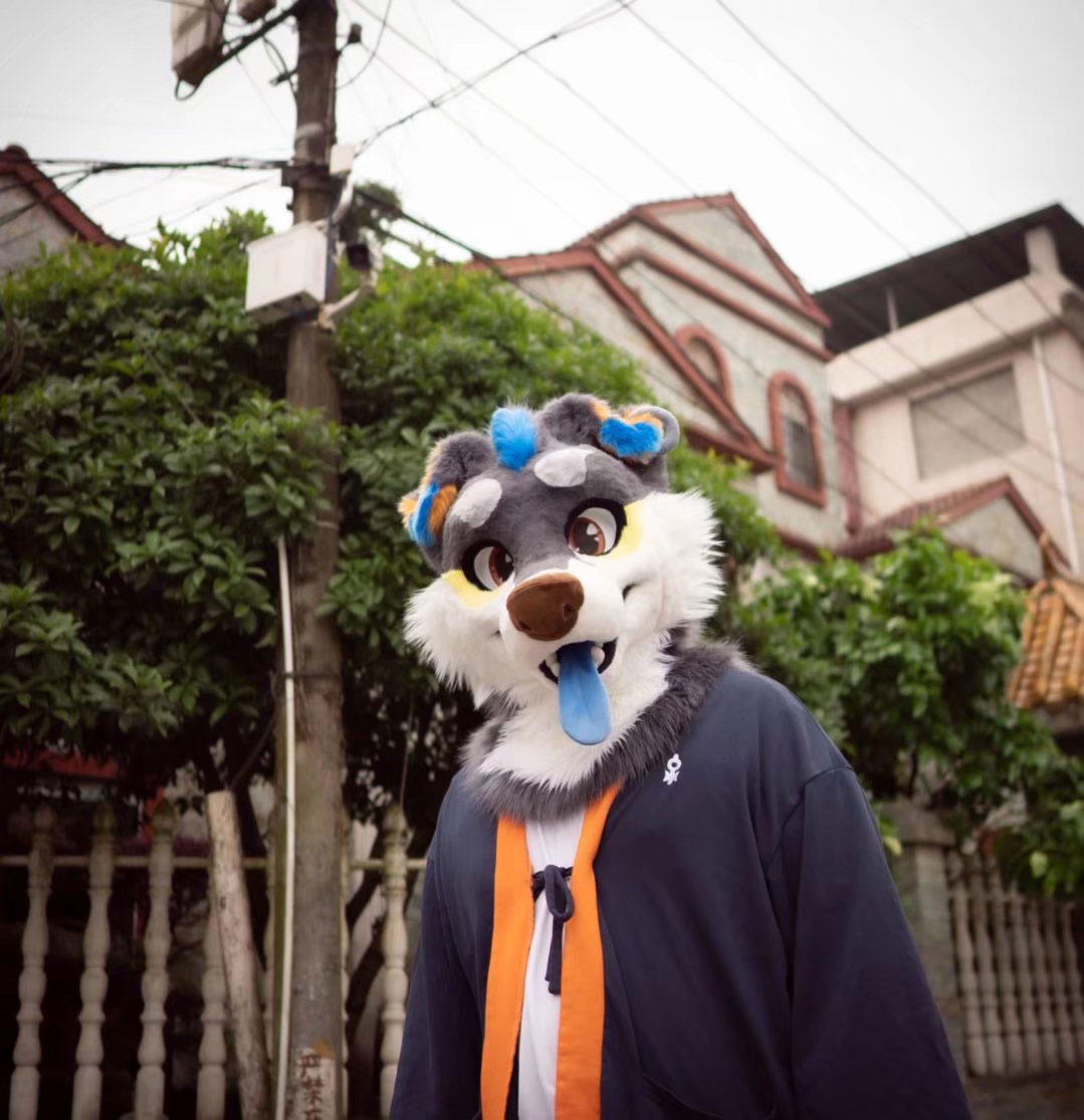 何岩的兽装摄影furry摄影图库